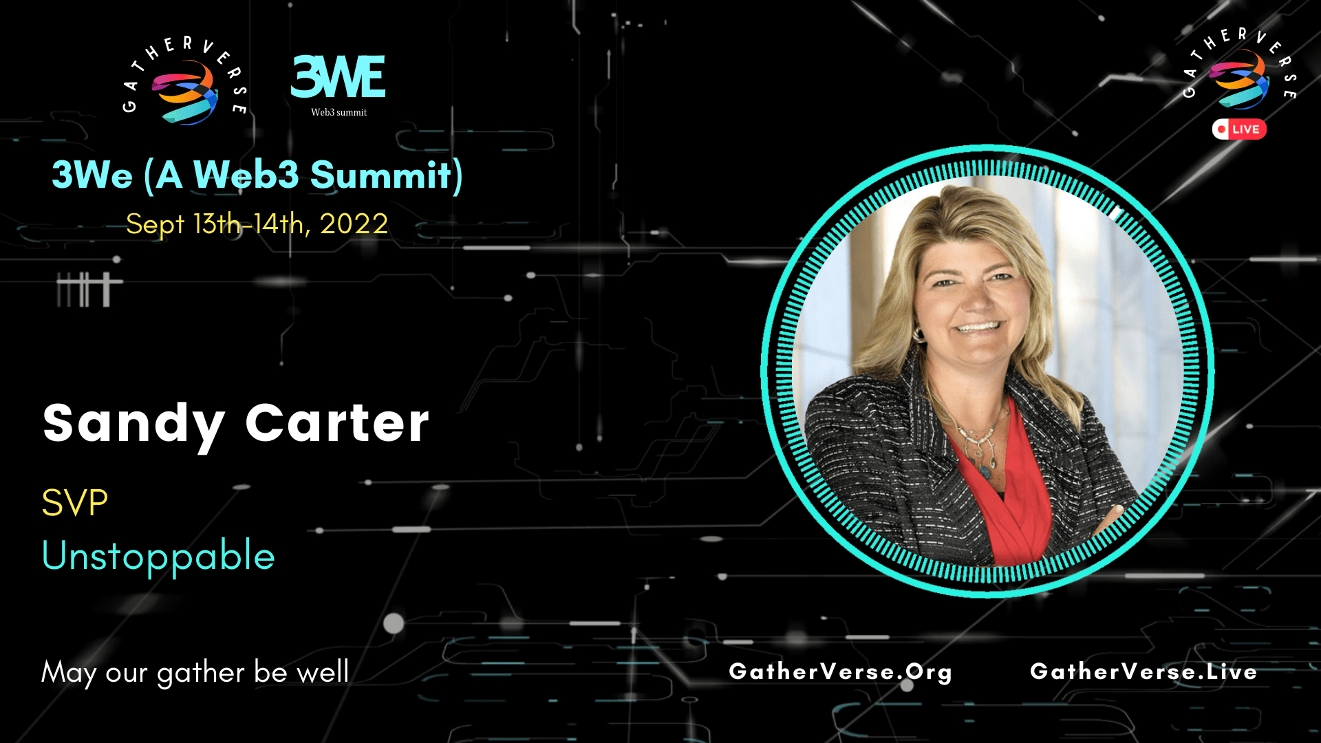 Sandy Carter – SVP, Unstoppable – GatherVerse