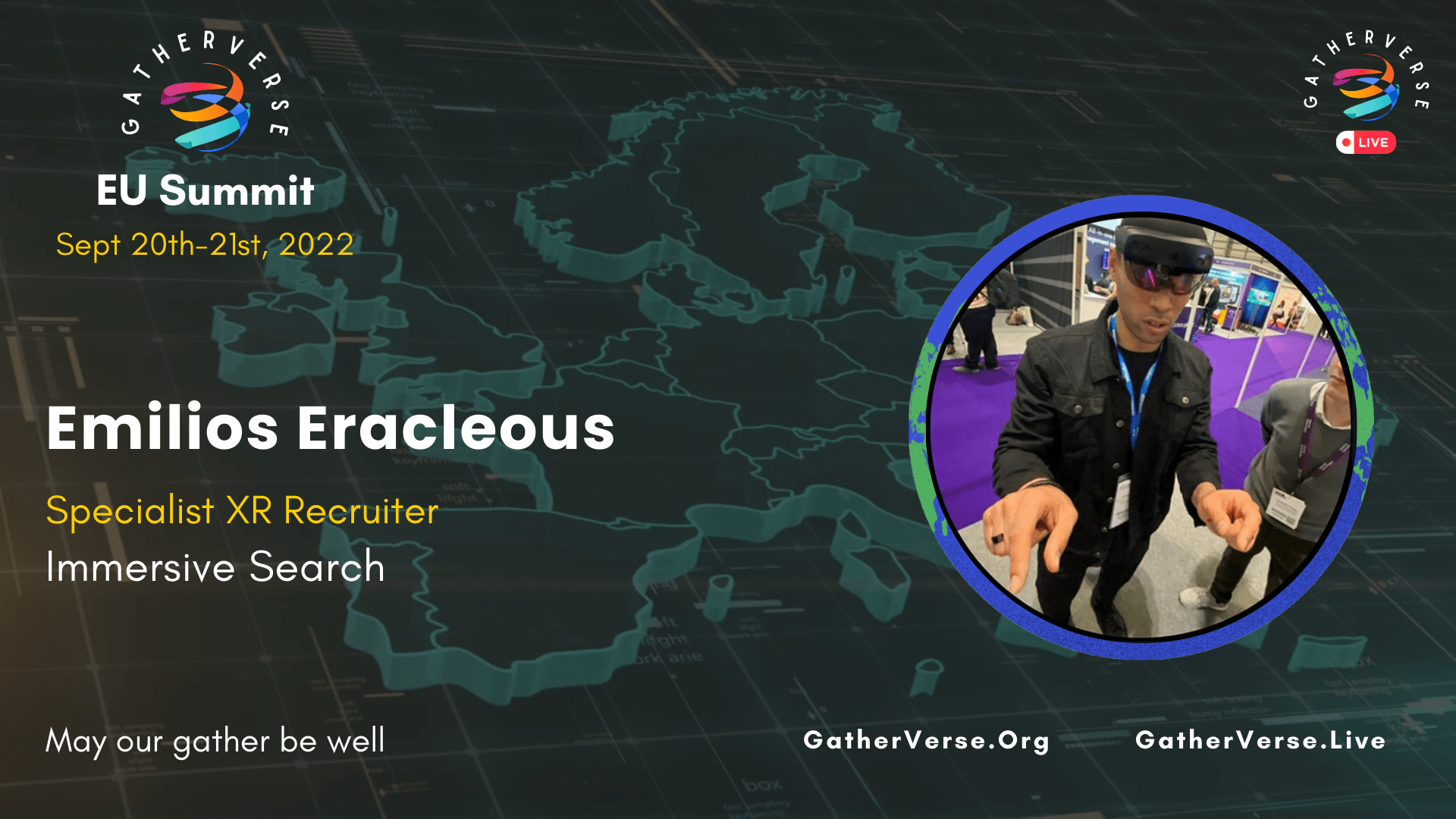 Emilios Eracleous – Specialist XR Recruiter, Immersive Search – GatherVerse
