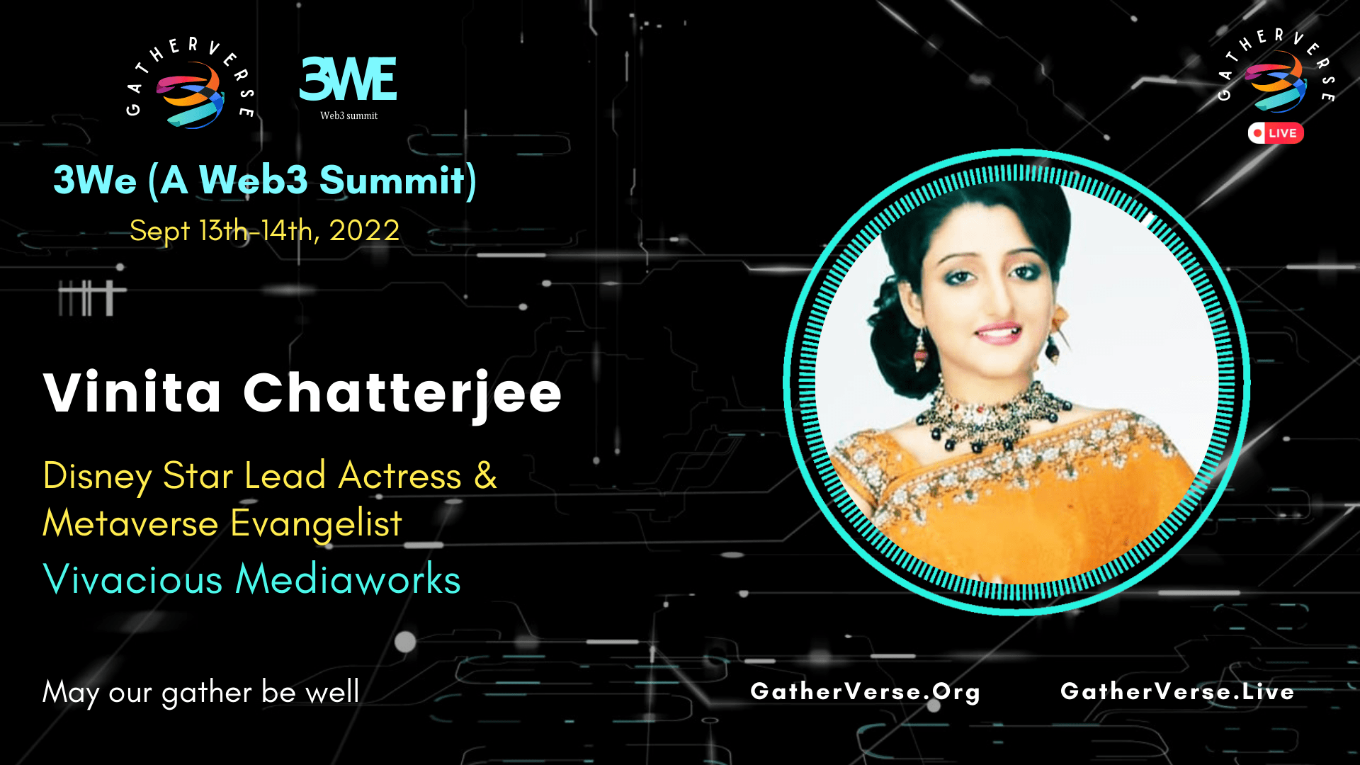Vinita Chatterjee – Disney Star Lead Actress & Metaverse Evangelist, Vivacious Mediaworks ...
