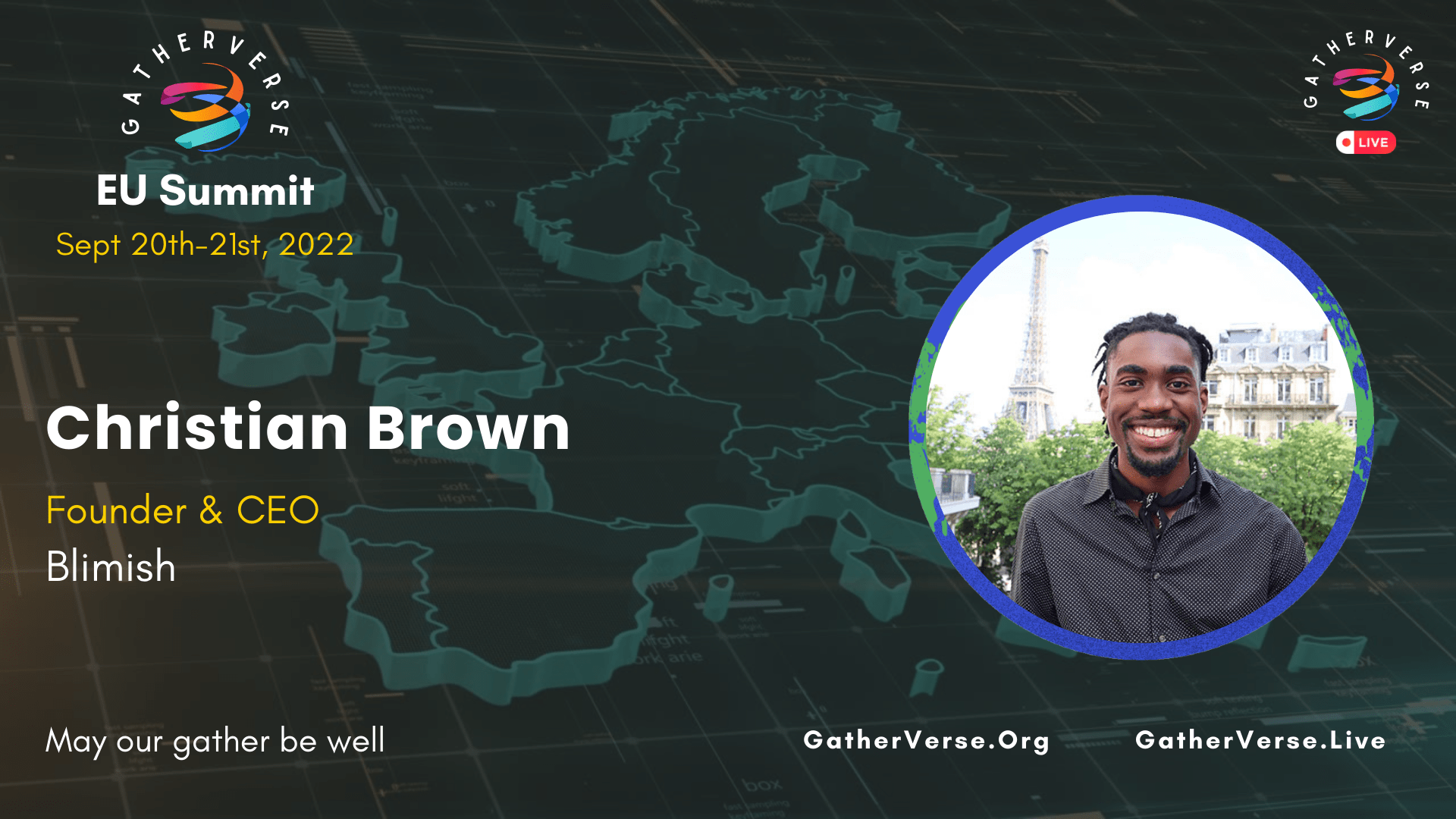 Christian Brown – Founder & CEO, Blimish – GatherVerse