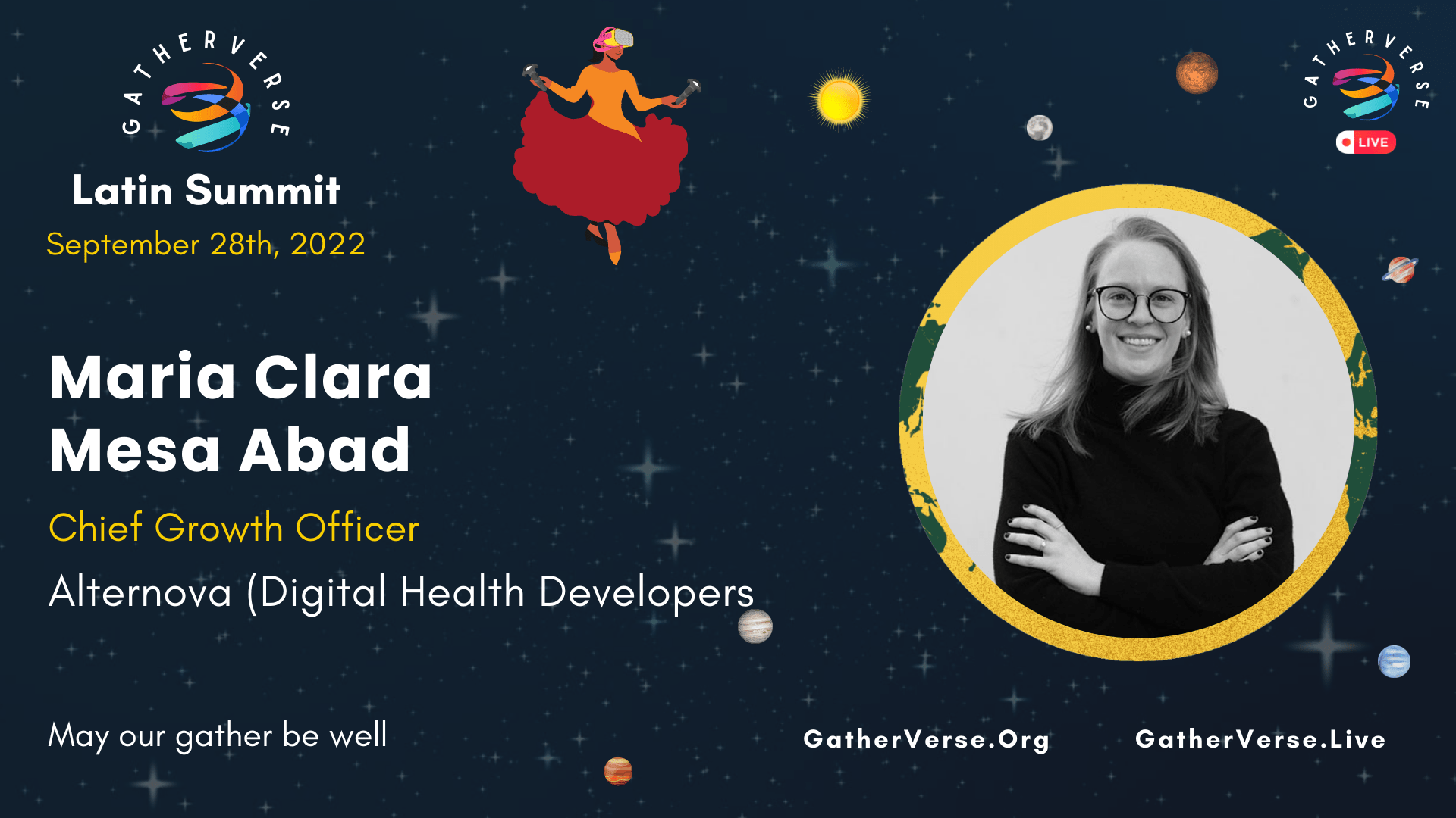 Maria Clara Mesa Abad – Chief Growth Officer, Alternova (Digital Health Developers) – GatherVerse