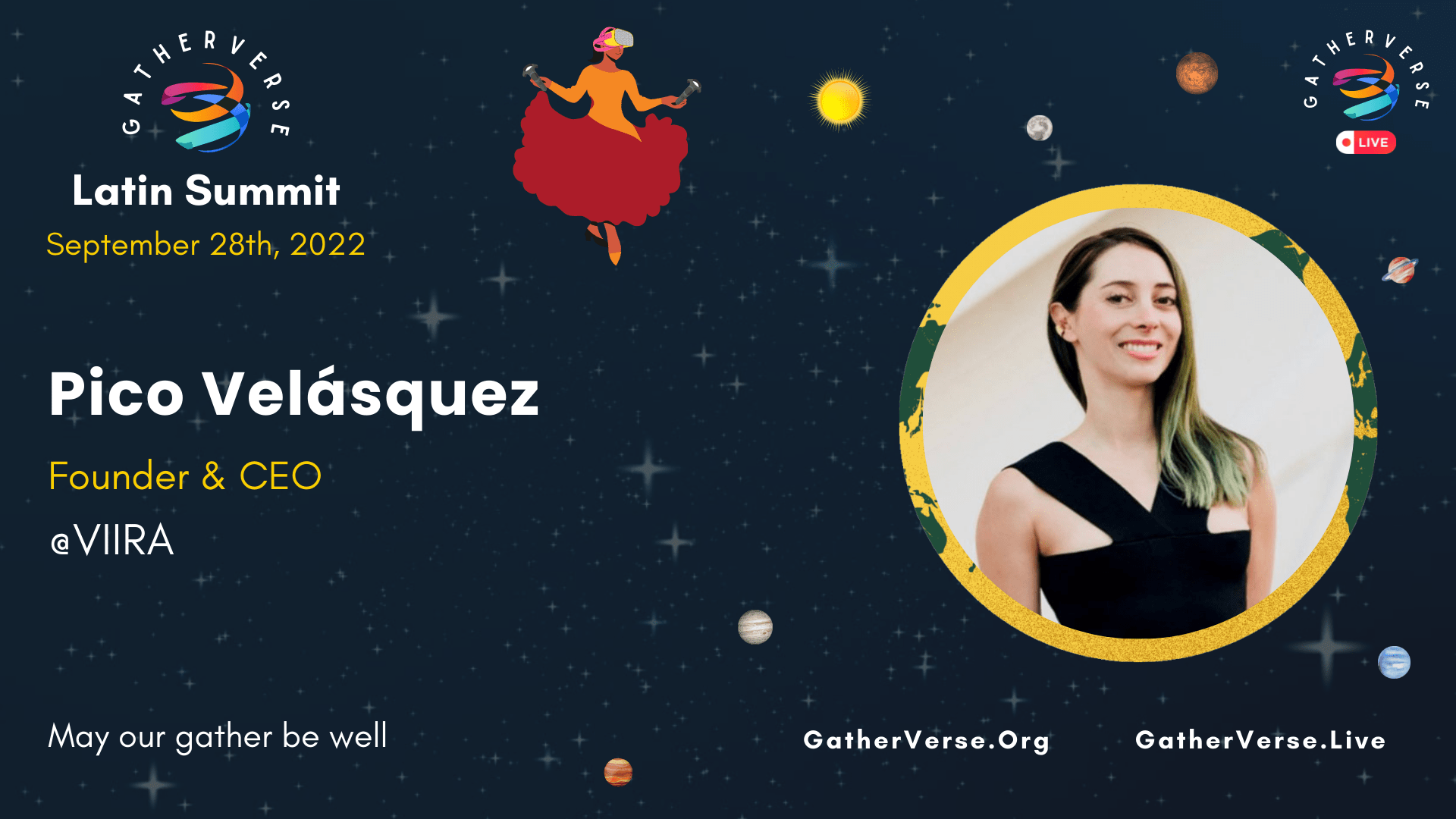 Pico Velásquez – Founder & CEO, @VIIRA – GatherVerse