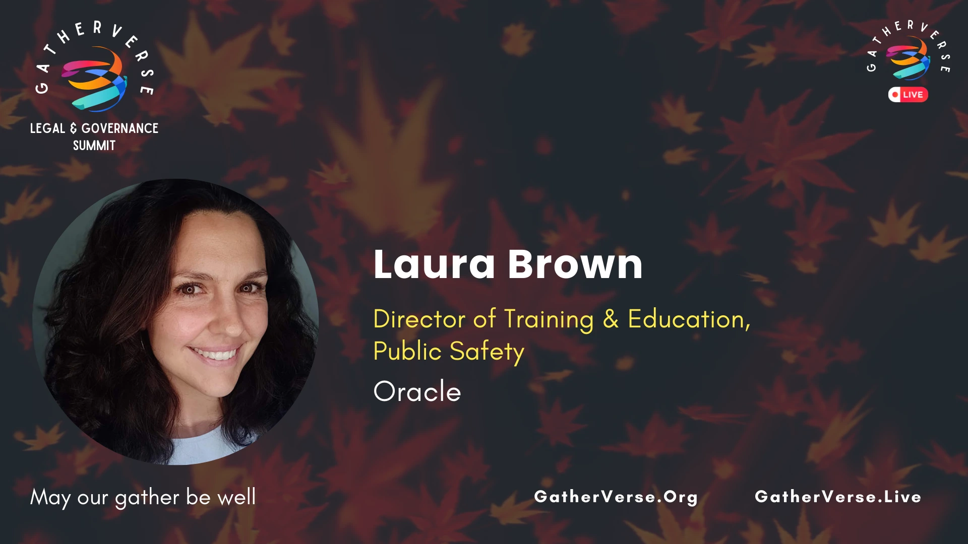 Laura Brown – Director of Training & Education, Public Safety | Oracle ...