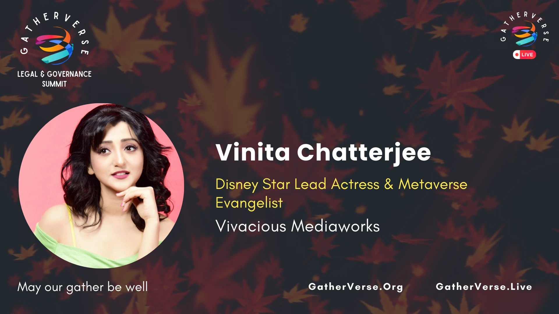 Vinita Chatterjee – Disney Star Lead Actress & Metaverse Evangelist ...