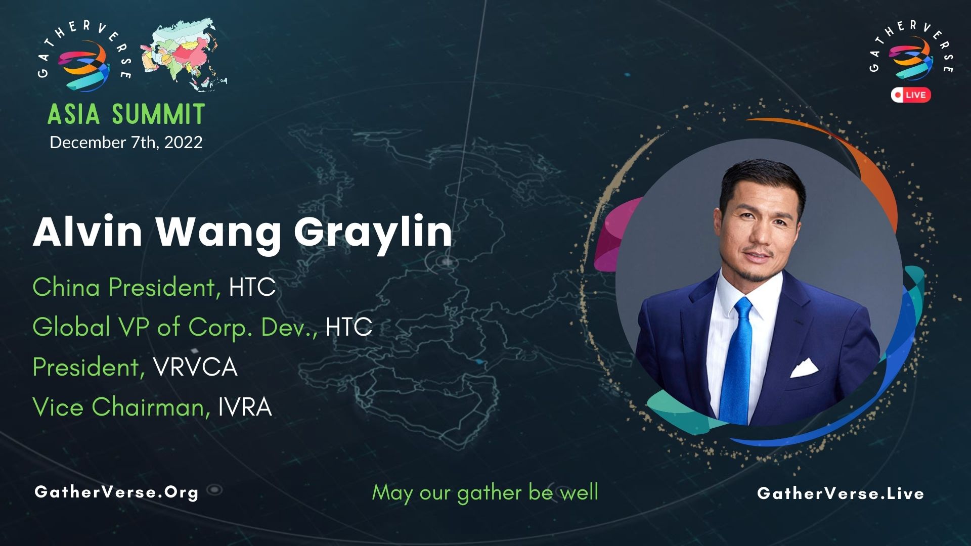 Alvin Wang Graylin – China President, HTC | Global VP of Corp. Dev ...
