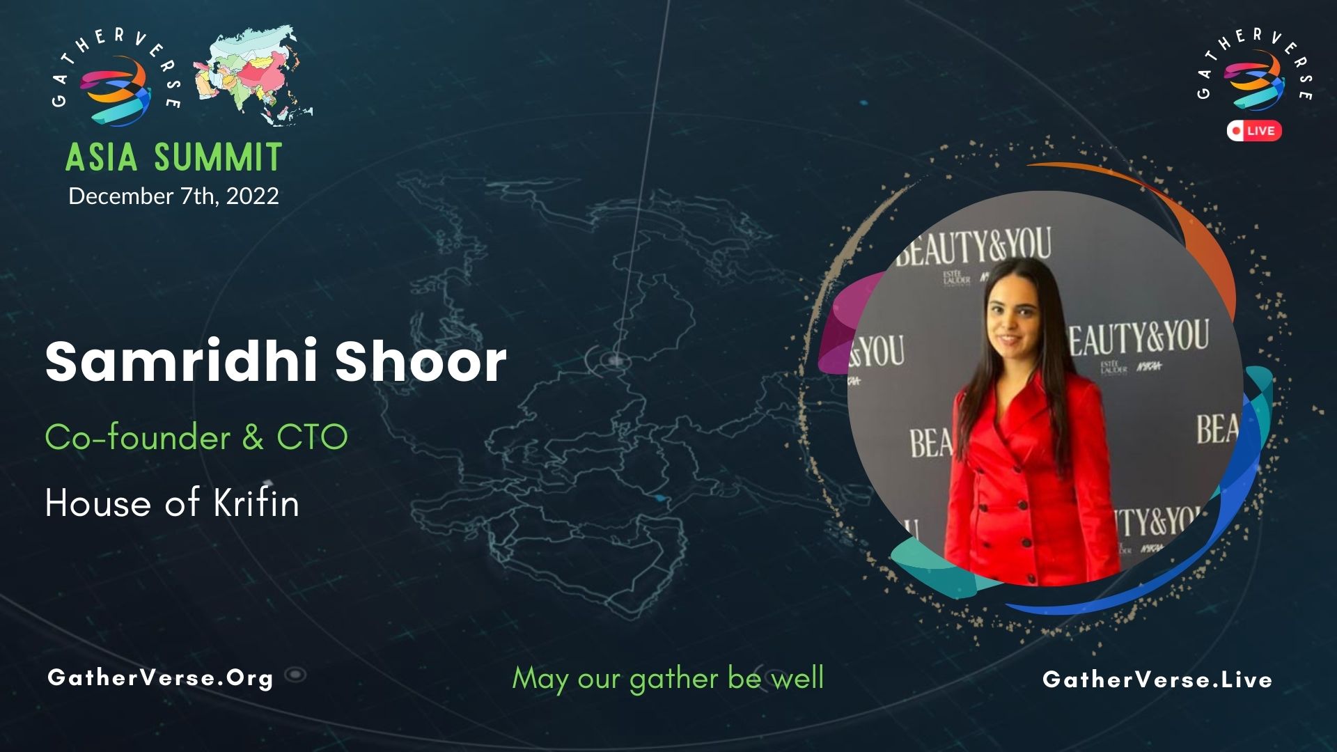 Samridhi Shoor – Co-founder & CTO | House of Krifin – GatherVerse