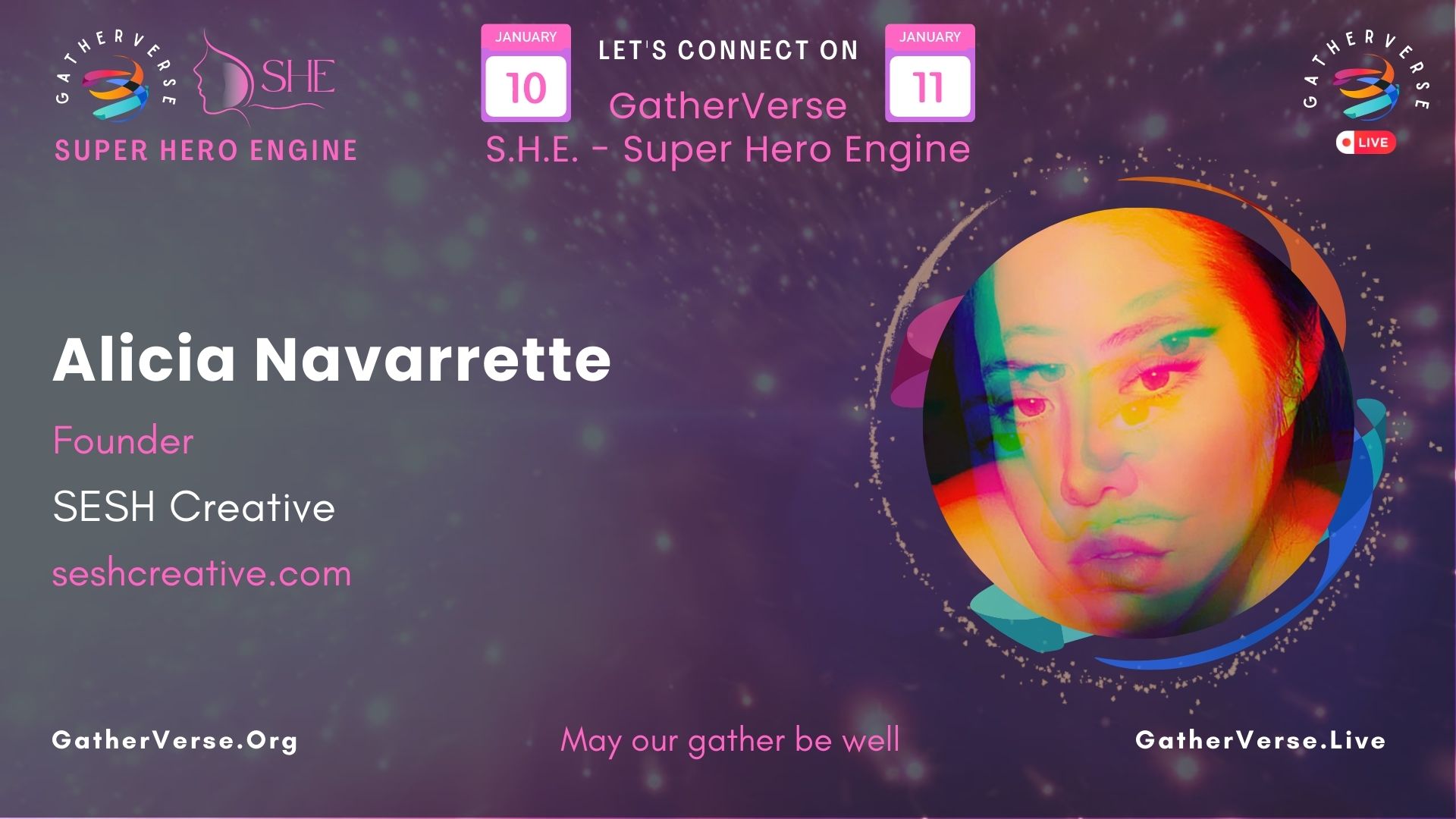 Alicia Navarrette – Founder | SESH Creative – GatherVerse