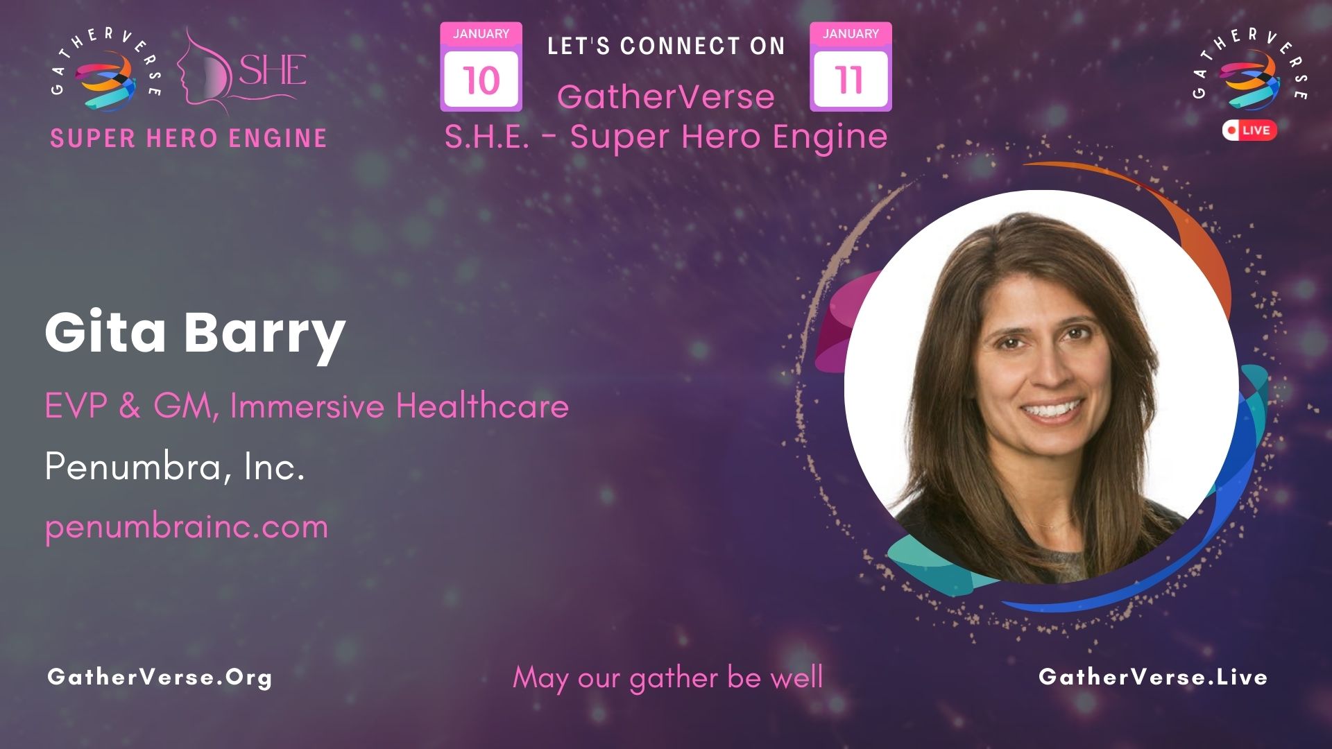 Gita Barry – EVP & GM, Immersive Healthcare | Penumbra, Inc. – GatherVerse