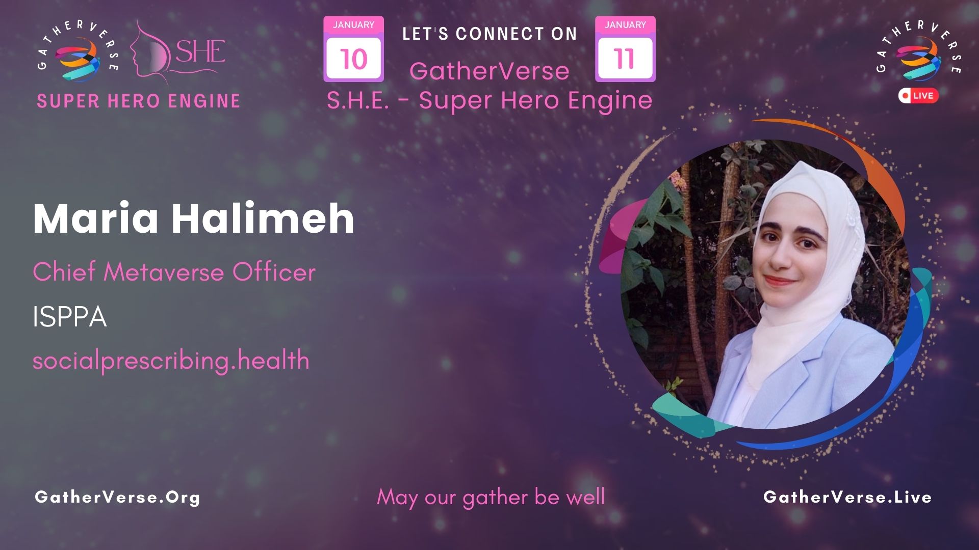 Maria Halimeh – Chief Metaverse Officer | ISPPA – GatherVerse