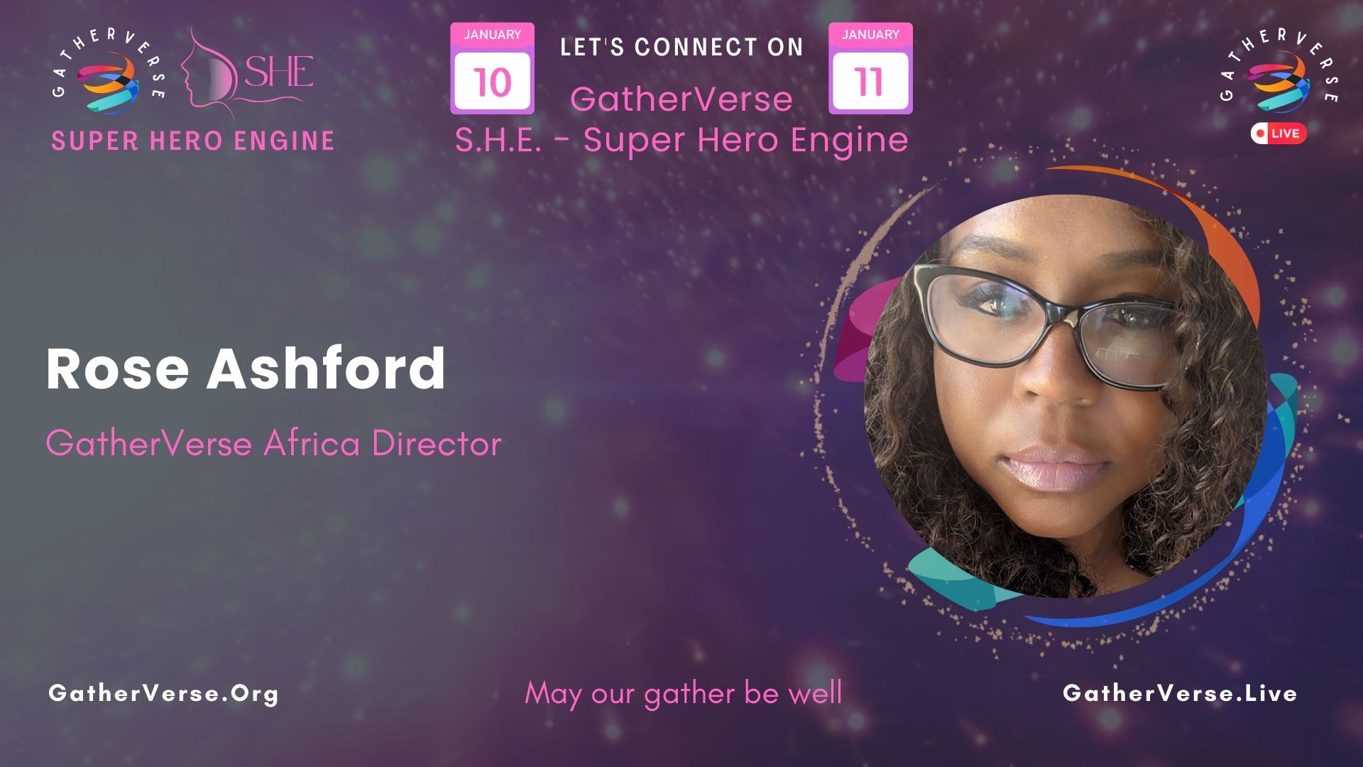 Rose Ashford – GatherVerse Africa Director – GatherVerse