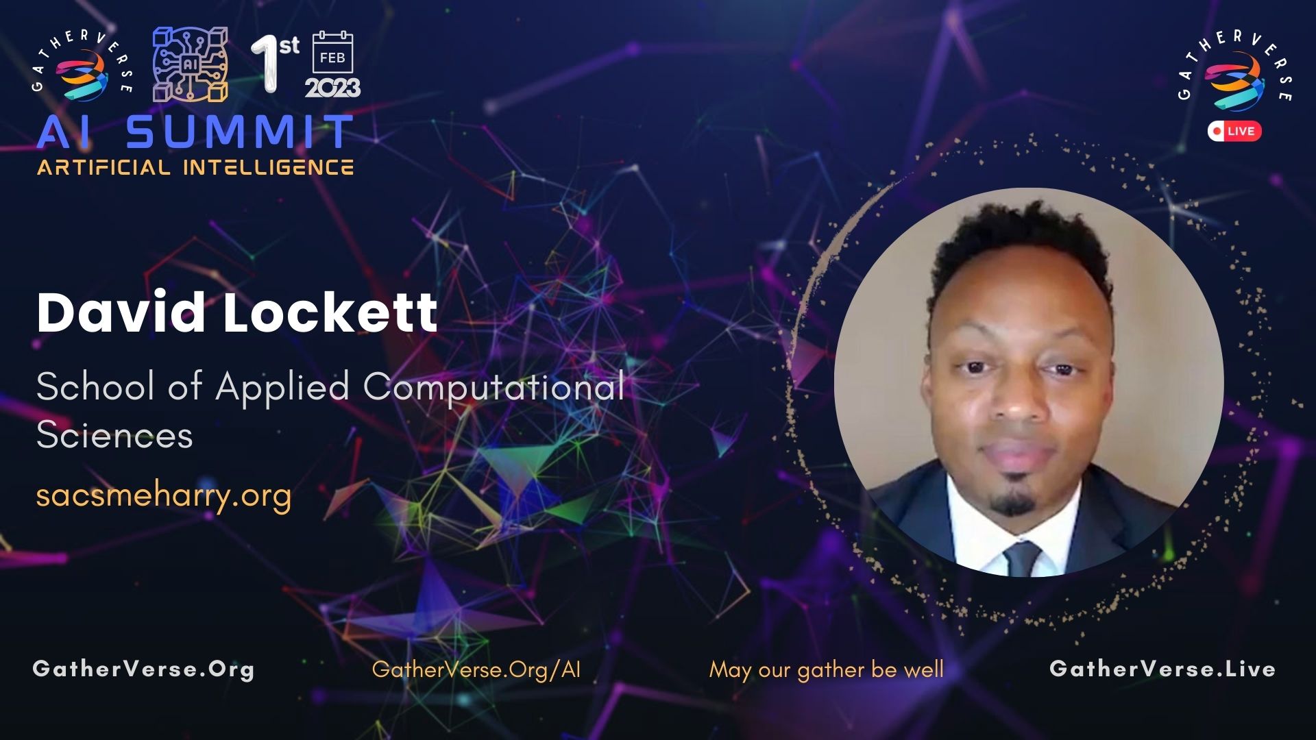 David Lockett – School of Applied Computational Sciences – GatherVerse