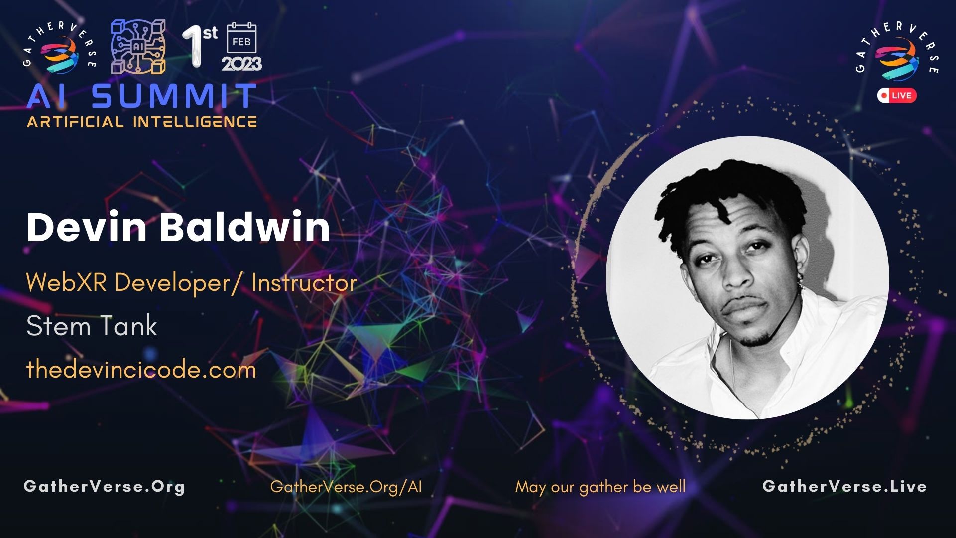 Devin Baldwin – WebXR Developer/ Instructor | Stem Tank – GatherVerse