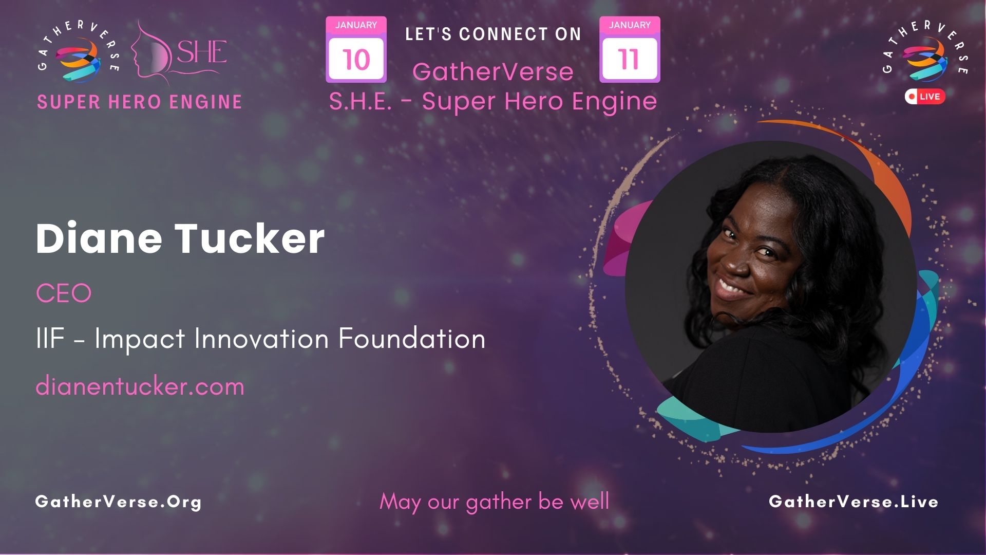 Diane Tucker – CEO | IIF – Impact Innovation Foundation – GatherVerse