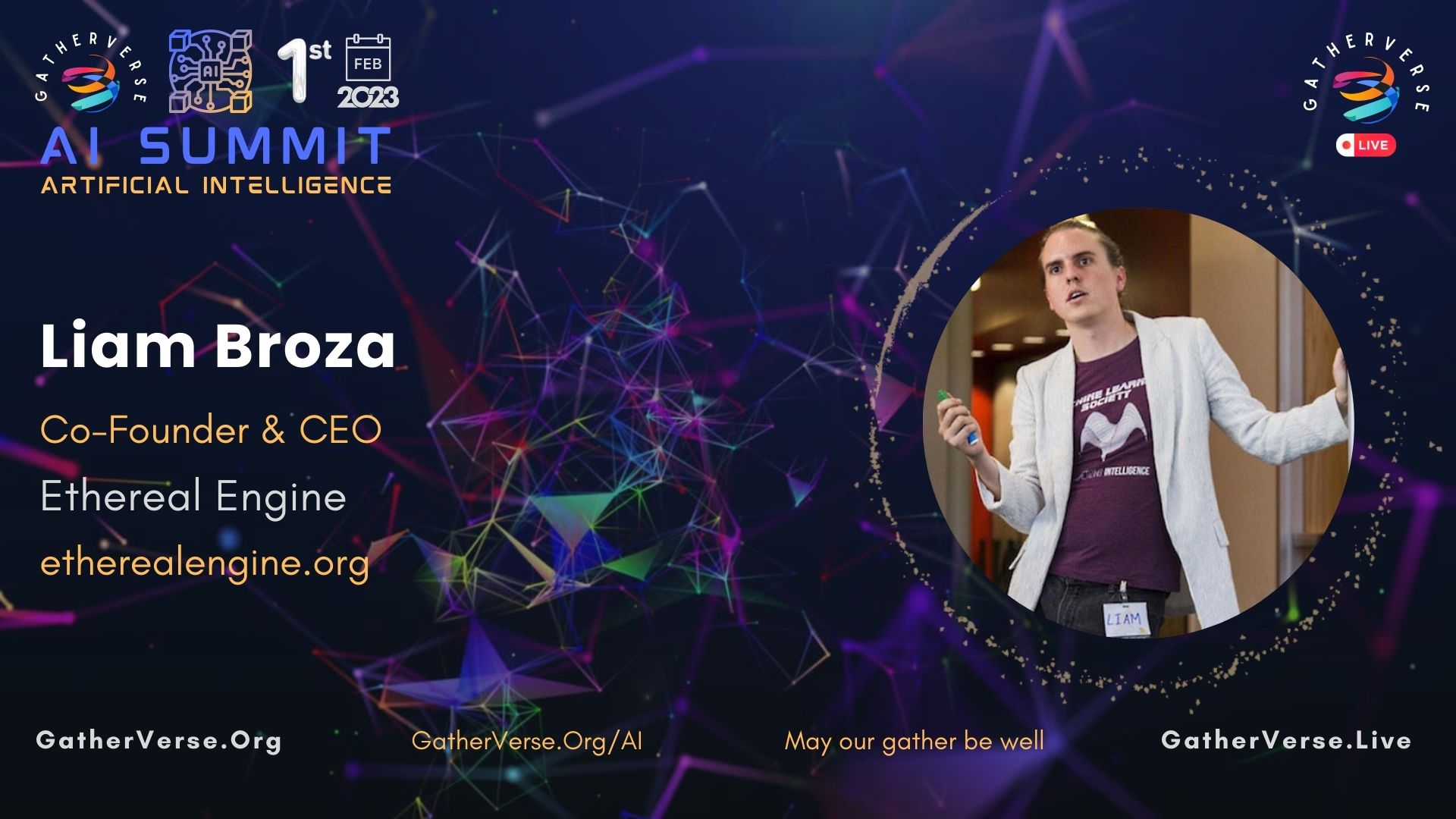 Liam Broza – Co-Founder & CEO | Ethereal Engine – GatherVerse