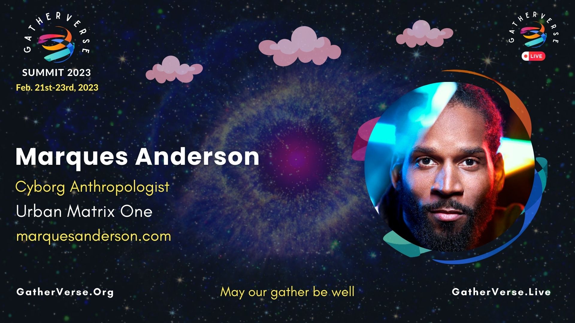Marques Anderson – Cyborg Anthropologist | Urban Matrix One – GatherVerse