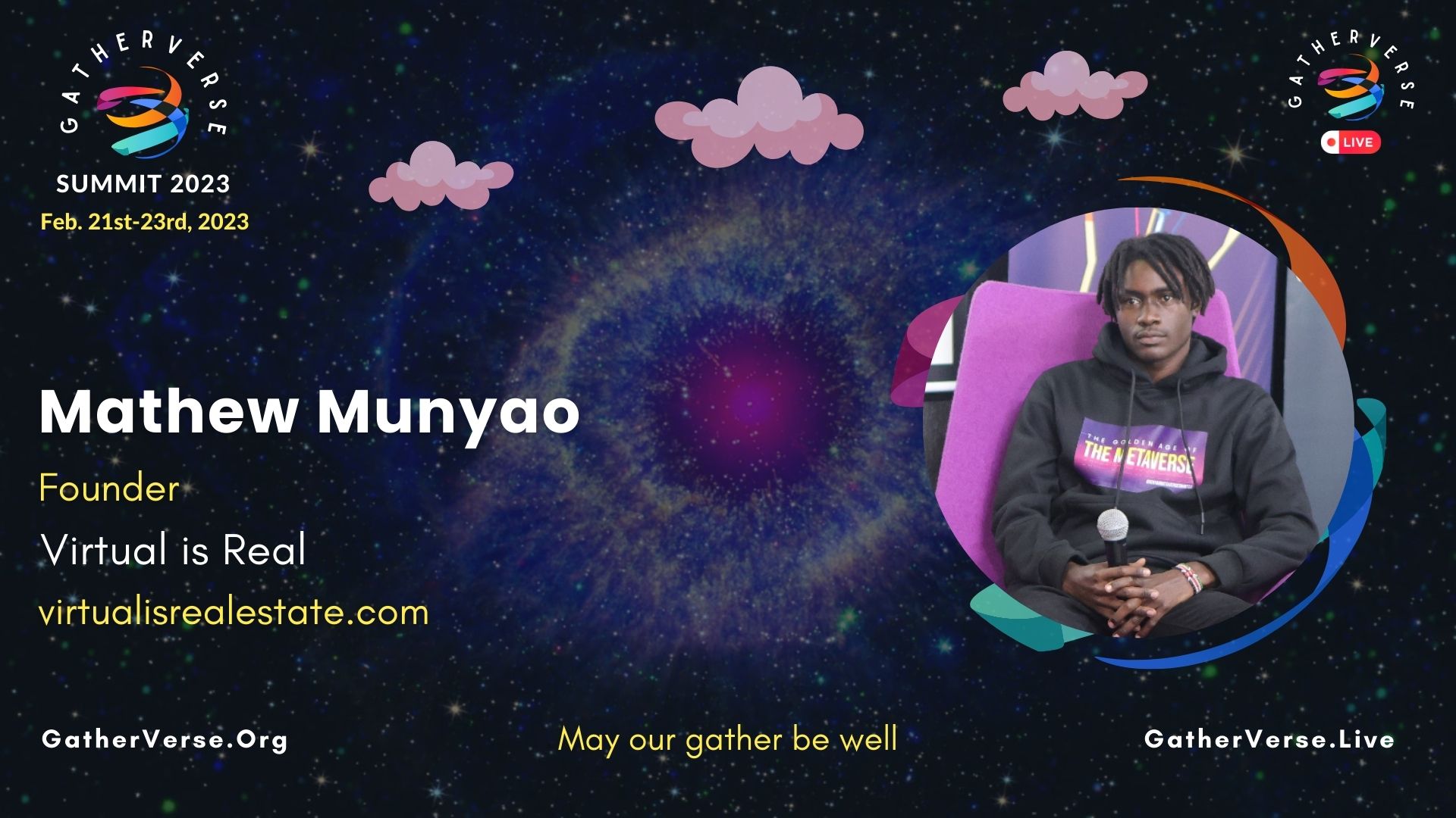 Mathew Munyao – Founder | Virtual is Real – GatherVerse