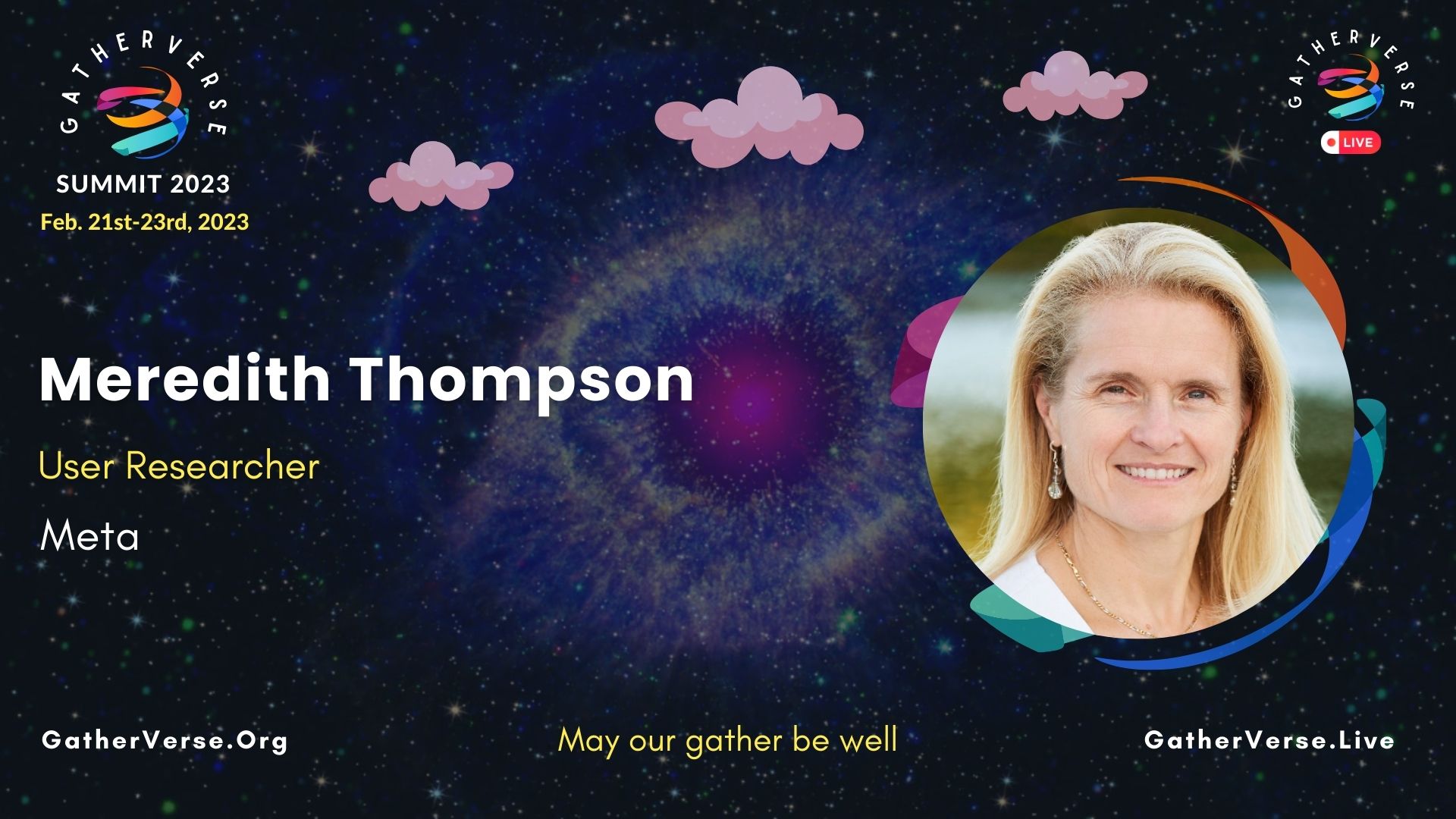 Meredith Thompson – User Researcher | Meta – GatherVerse