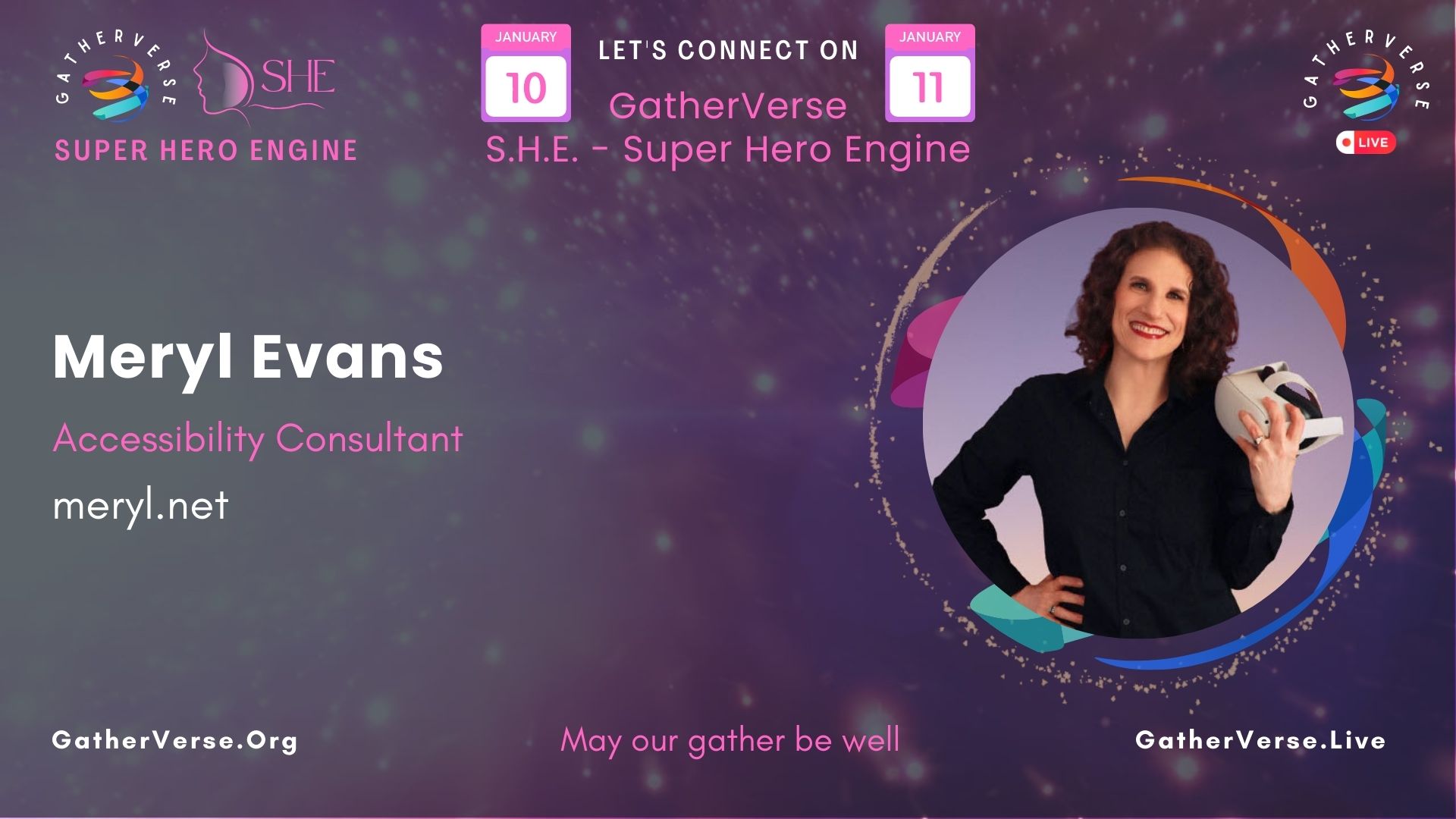 Meryl Evans – Accessibility Consultant | meryl.net – GatherVerse