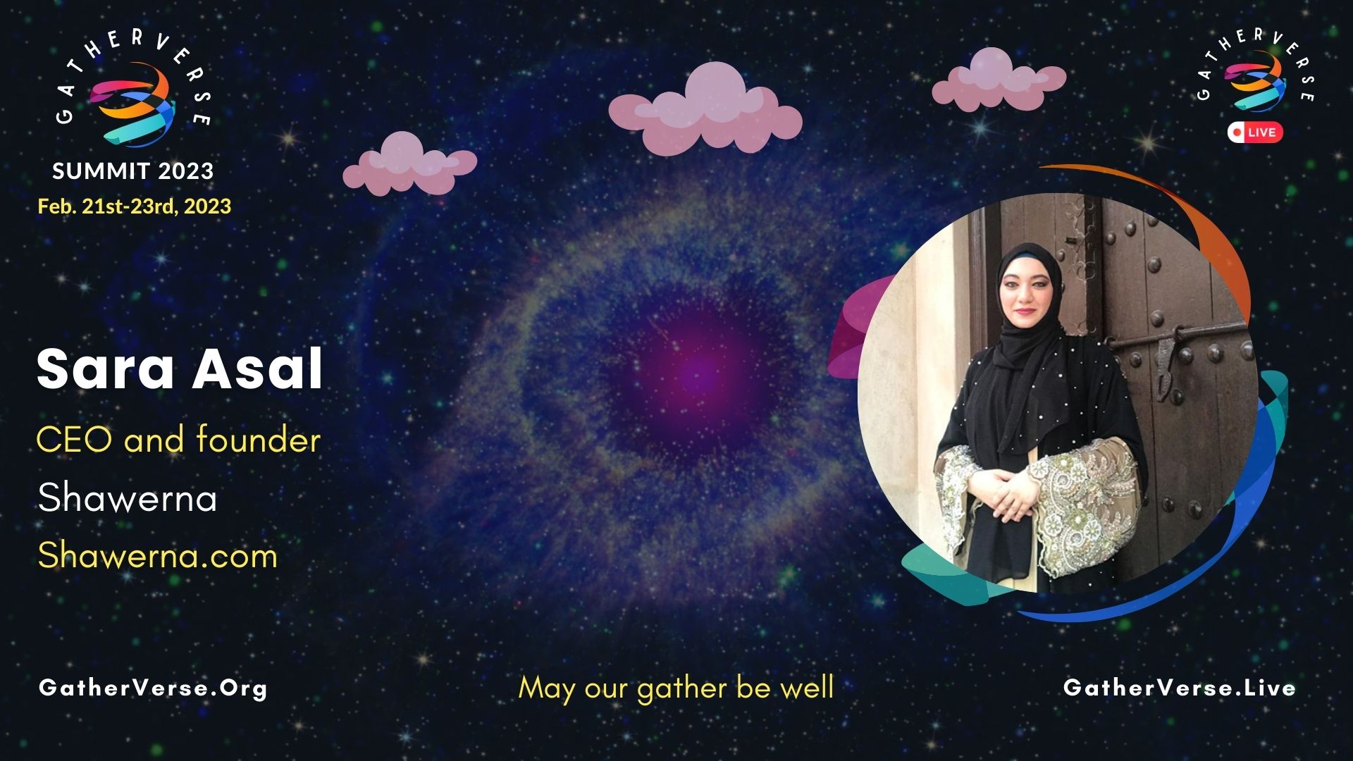 Sara Asal – CEO and founder | Shawerna – GatherVerse