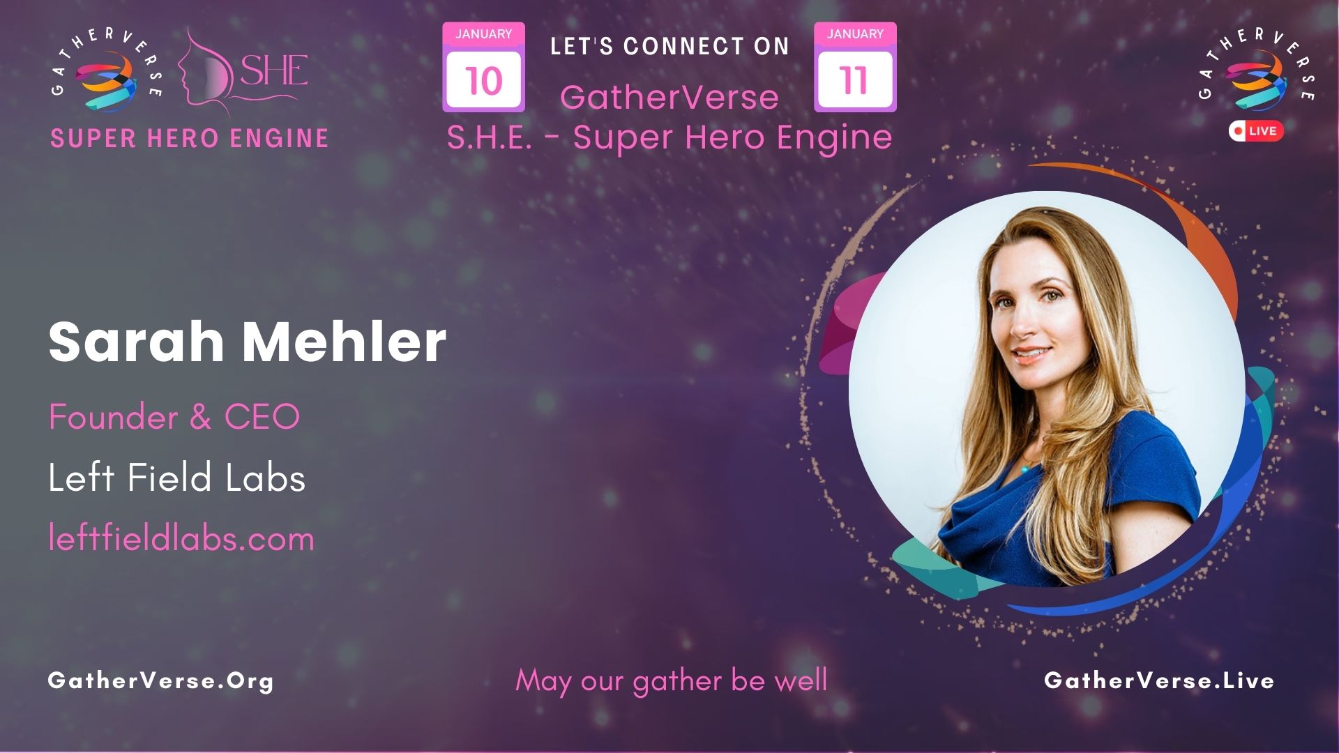 Sarah Mehler – Founder & CEO | Left Field Labs – GatherVerse