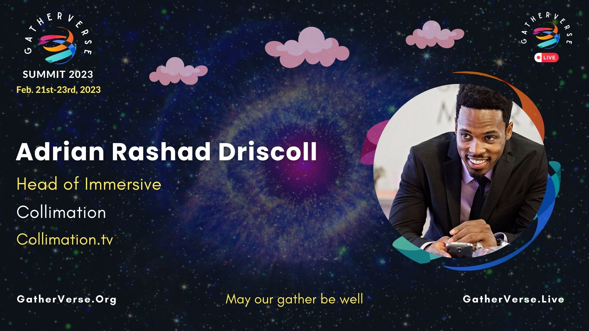 Adrian Rashad Driscoll – Head of Immersive | Collimation – GatherVerse