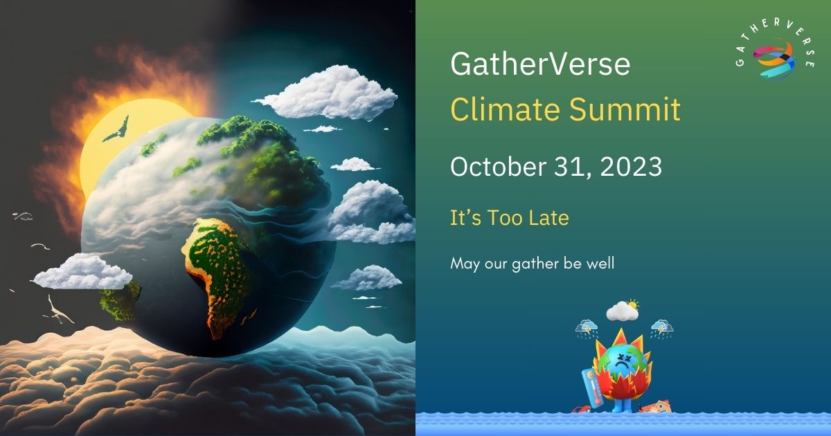 Schedule – GatherVerse Climate Summit – GatherVerse